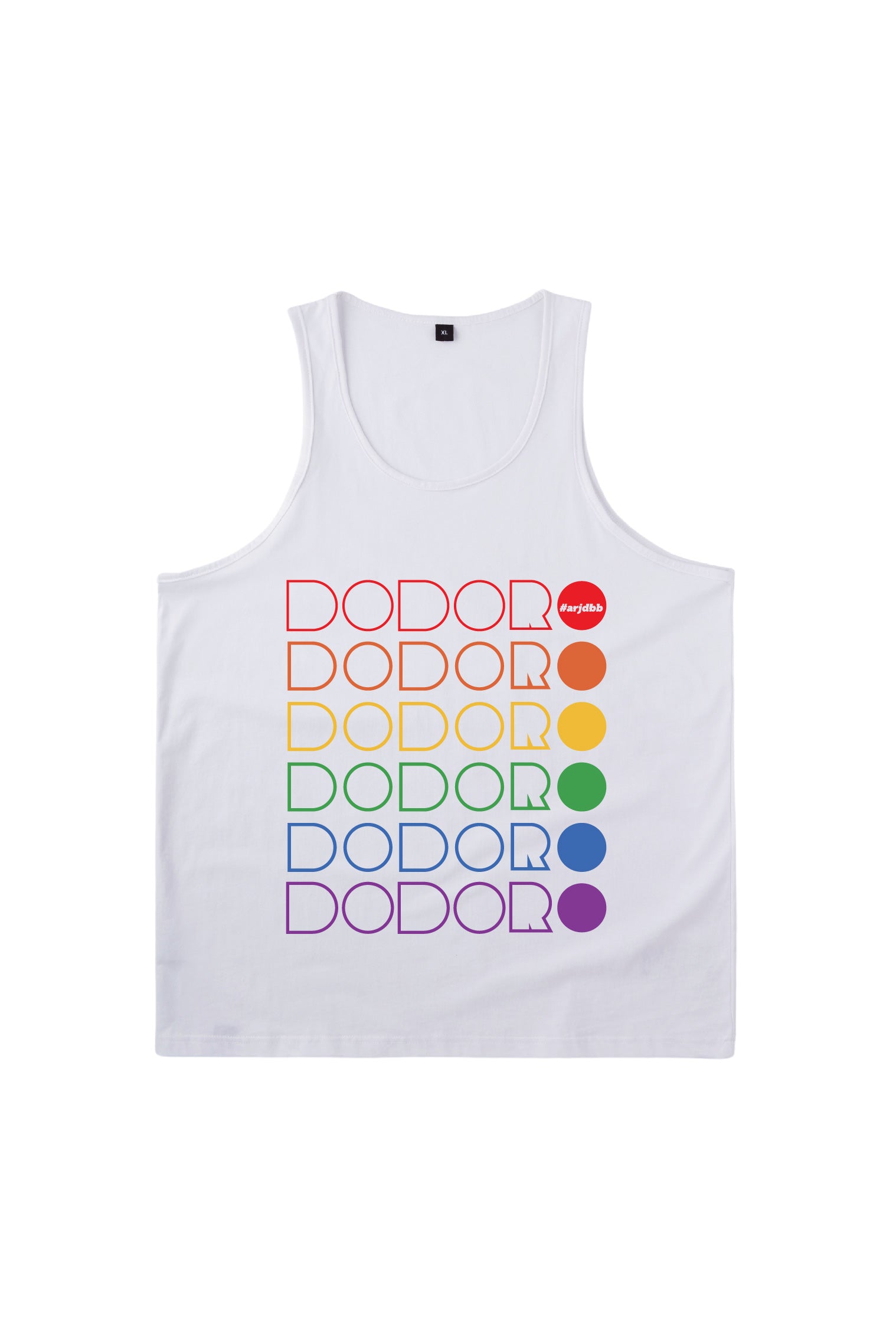 DODORO Tank in White | #arjdbb® – ARJD BRO BEARS